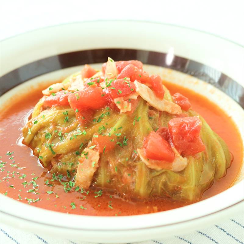 ひと手間軽減 ロールキャベツのトマト煮込み 作り方・レシピ | クラシル