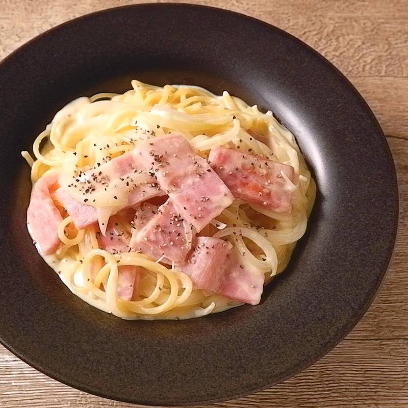 コーンスープとベーコンのパスタ 作り方・レシピ | クラシル
